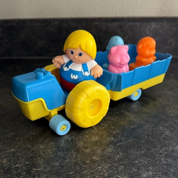 Playskool | Toys | Vintage 988 Playskool Weebles Farm Tractor Toy With ...